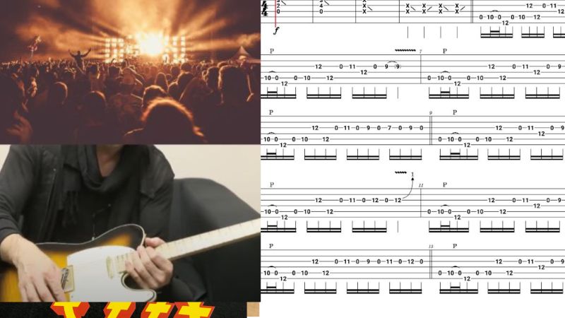 エレキギターのピッキング練習におすすめなリフ【Captain Nemo/マイケルシェンカー】右手強化になります | 大分県・大分中村ギター教室